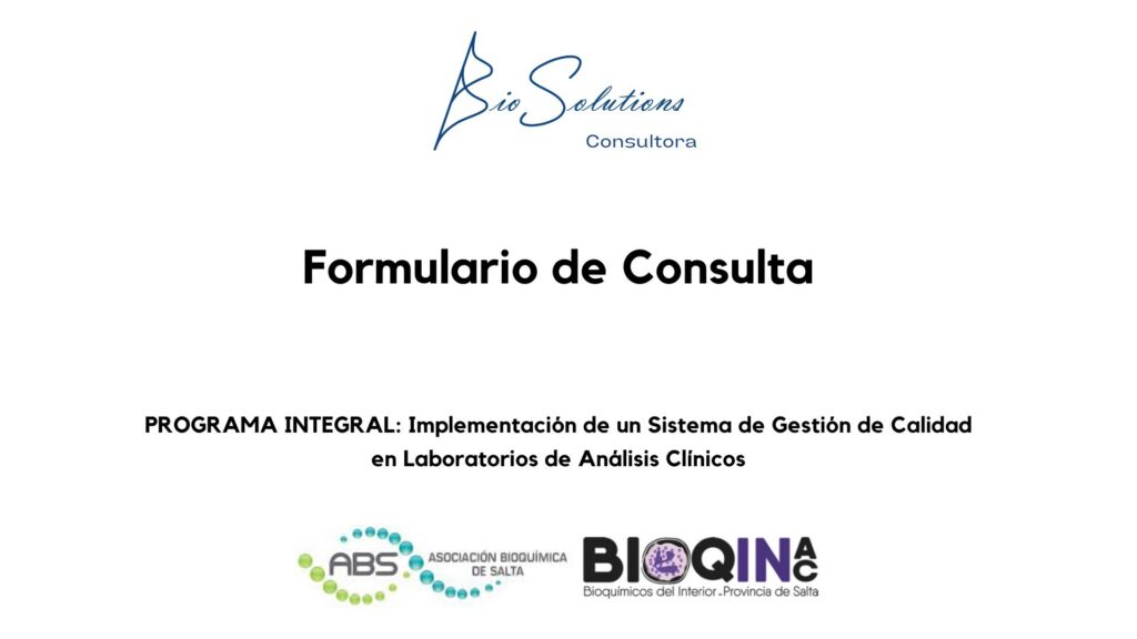 FORMULARIO DE CONSULTA | Plataforma de Capacitación